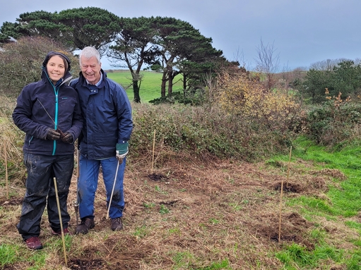 Tree Planting: 2,000 Trees for 2,000 People | Alderney Wildlife Trust