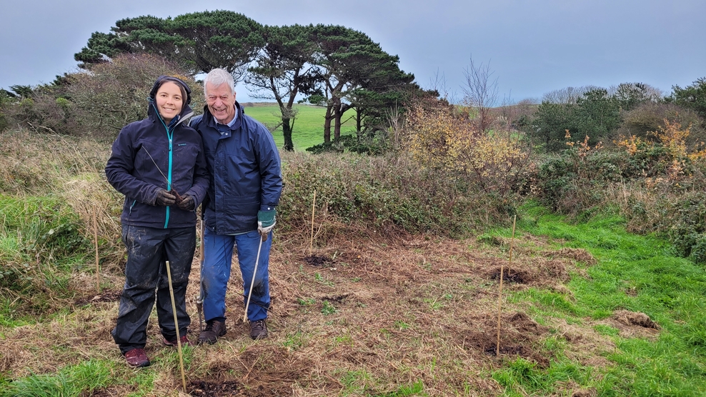 Tree Planting: 2,000 Trees for 2,000 People | Alderney Wildlife Trust
